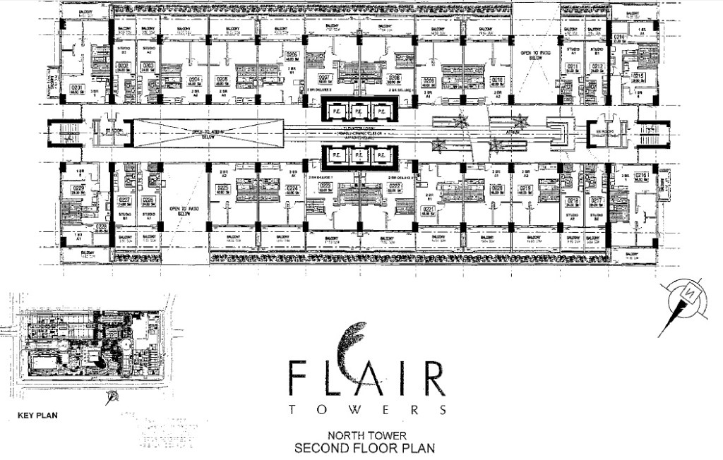 Flair Towers North Tower 2nd Floor Plan « Flair Towers
